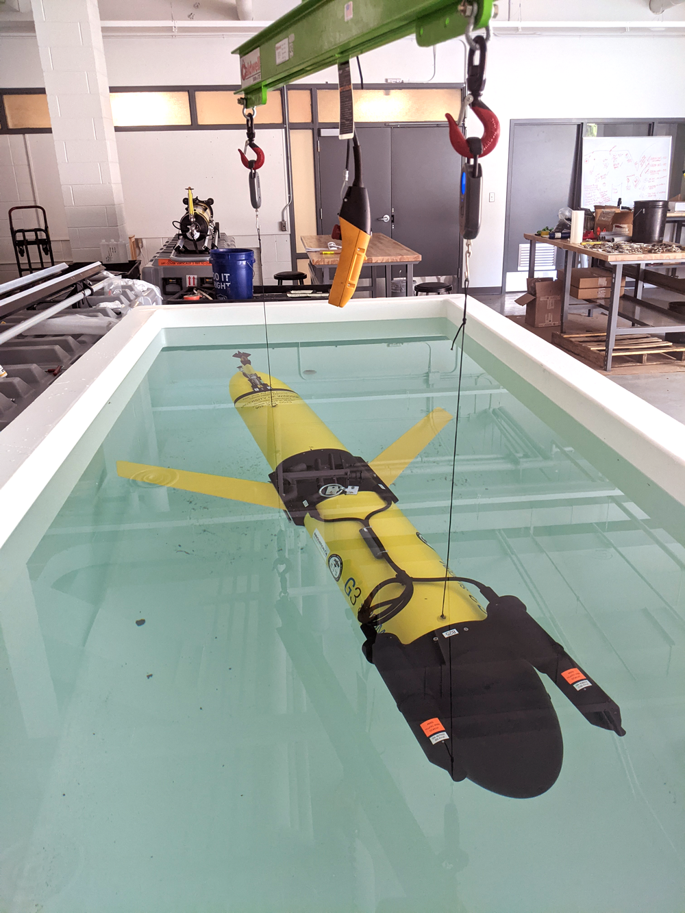 Acoustic telemetry range-testing using Slocum gliders in Lake Huron - RAEON